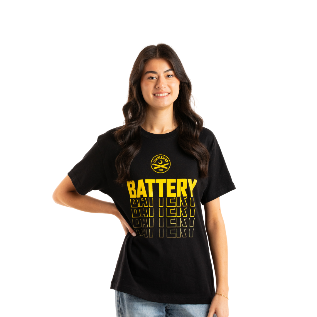 Battery x4 T-Shirt – Charleston Battery Team Store